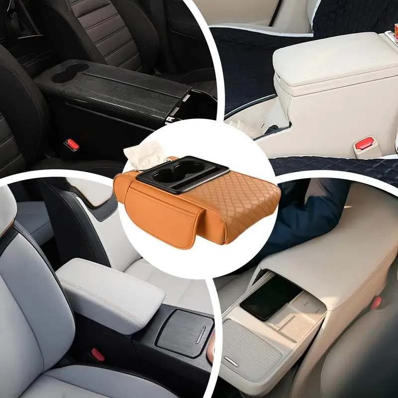 (Local Stock) 4IN 1 Car Armrest Storage Box Car Center Console ...
