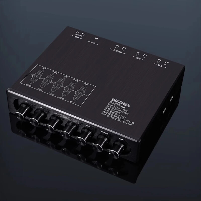 New Hifi Five Tone Balanced Preamplifier Mixer Use JRC5532DD Opamp Chip 5 Channel Processing EQ ...