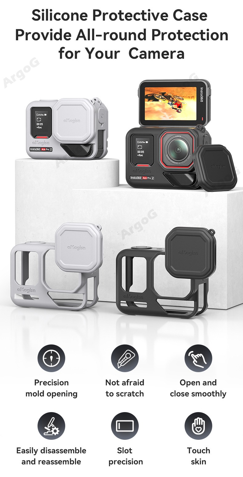 aMagisn Silicone Case for Insta360 Ace Pro 2 / Pro / Ace All-Round ...