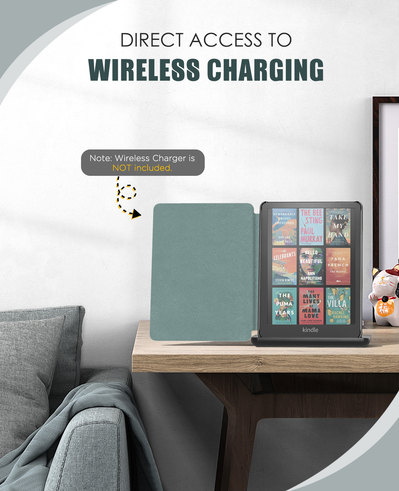 MoKo Case for All new 7" Kindle Paperwhite (12th Gen-2024) and Kindle ...