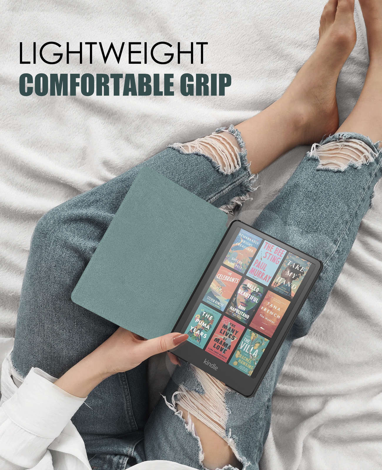 MoKo Case for All new 7" Kindle Paperwhite (12th Gen-2024) and Kindle ...