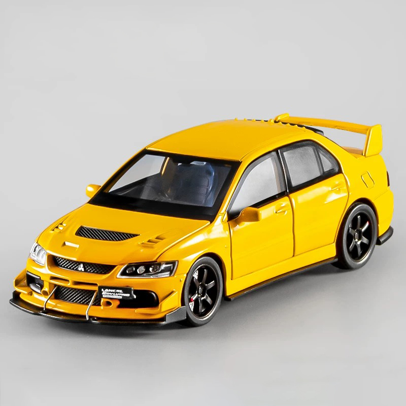 1:32 Scale Mitsubishi Lancer EVO Alloy Car Model Diecast Car Sound ...