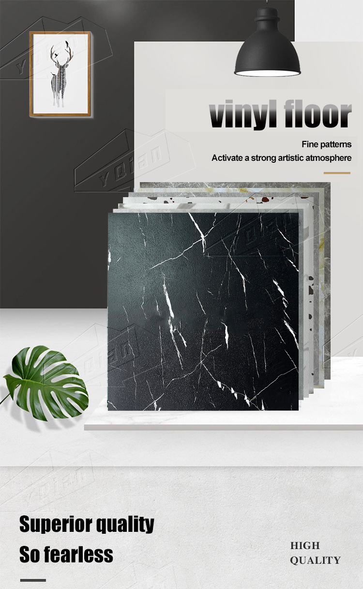 [HOT]60X60CM PVC Floor Sticker Marble Tiles Self Adhesive Lantai Vinyl ...