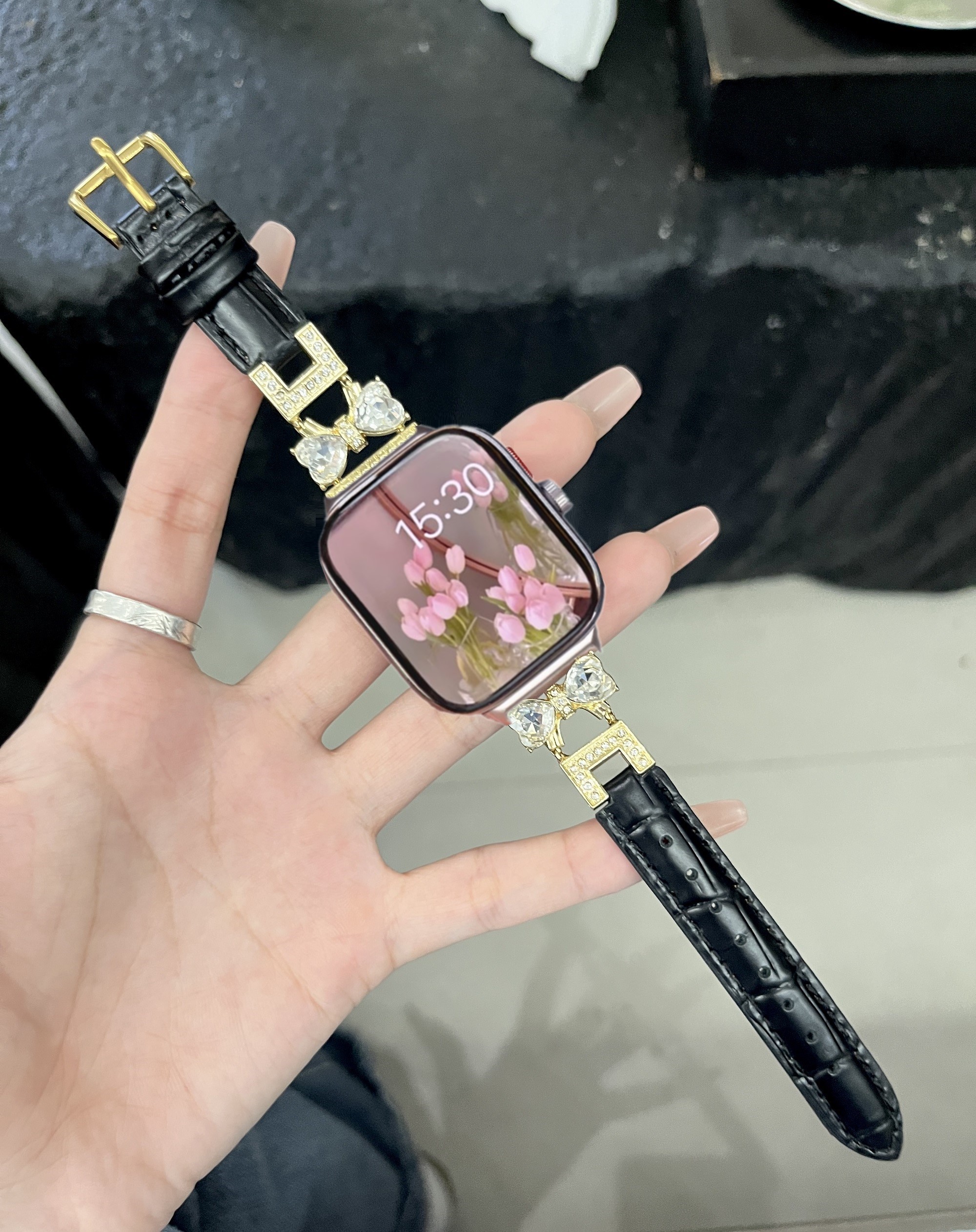 Luxury Gold black Watch Strap For Redmi Watch 5 Active Strap Metal ...