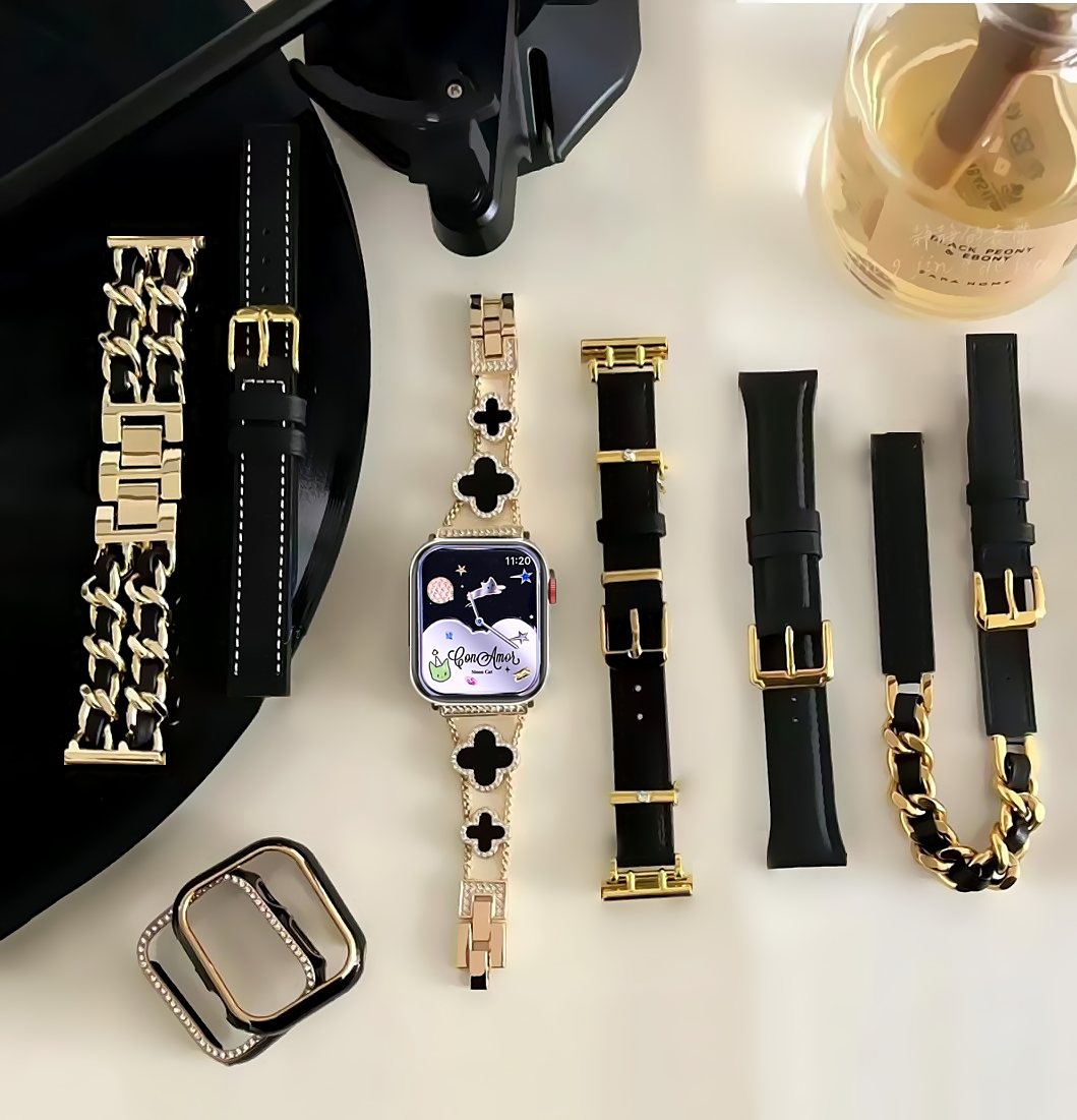 Luxury Gold black 18mm 20mm 22mm Huawei watch GT 5 Strap Metal Huawei ...