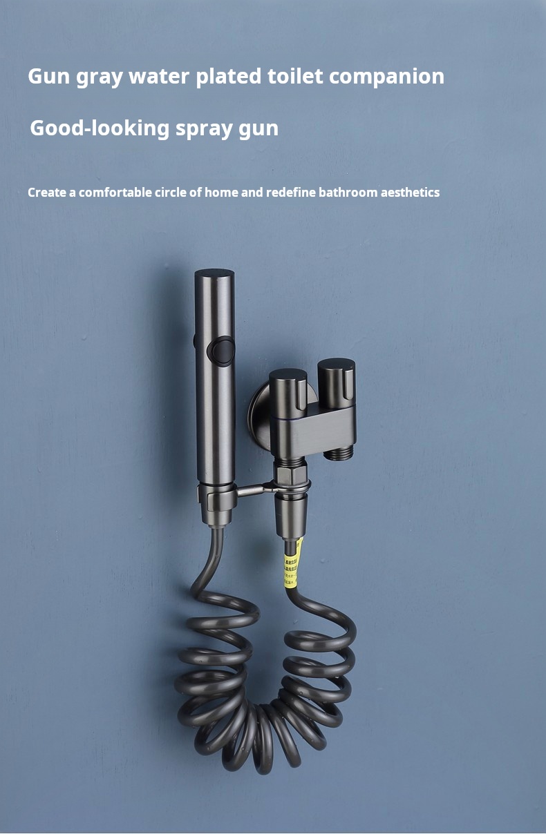 German SARI all-copper toilet companion flush spray gun faucet one in ...