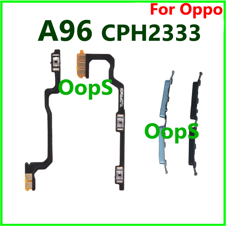 Power on off switch volume button flex For OPPO A96 CPH2333 4G Phone ...