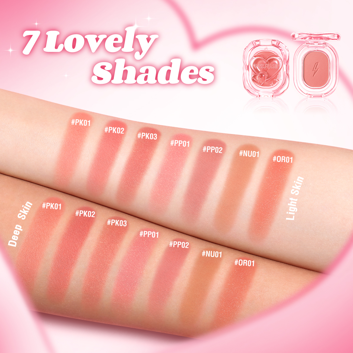 【BUY 1 GET RM6 OFF+GIFT】PINKFLASH Mellow Radiant Blush High Pigment ...