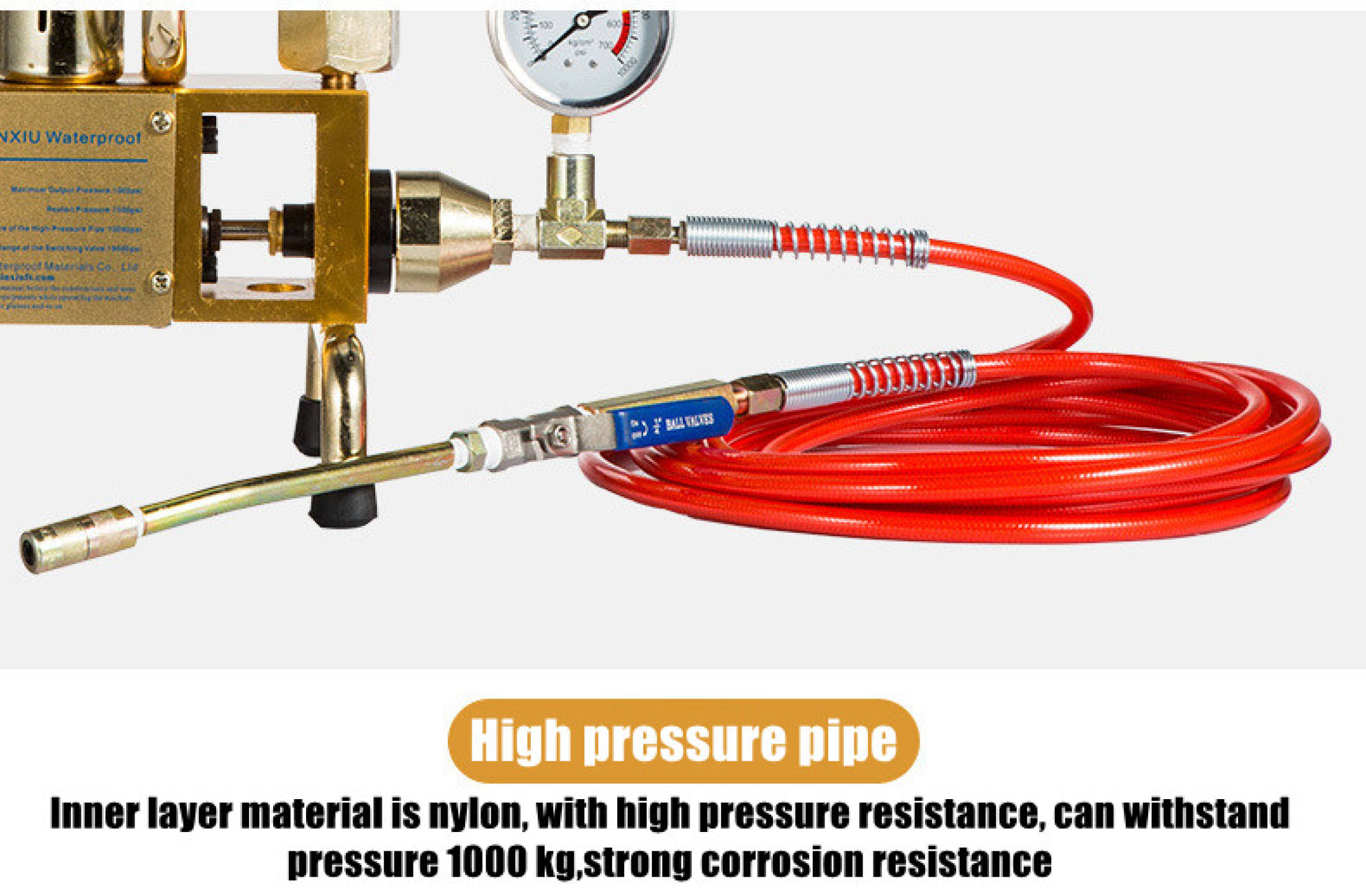 Electric Injection Pu Pump / Polyurethane Foam Grouting Leak Steel ...
