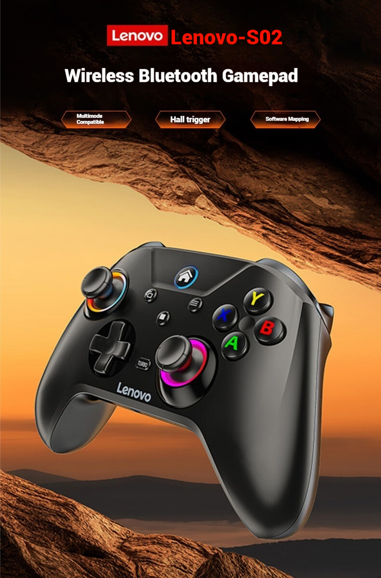 Lenovo S02 Wireless gamepad like xbox Hall Trigger ADAPTS switch PC ...