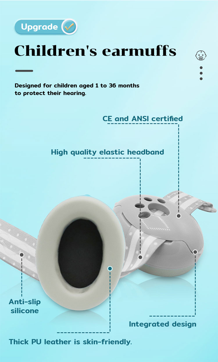 【Local Ready Stock】Baby Earmuffs Sound Proof Ear Cover Antinoise ...