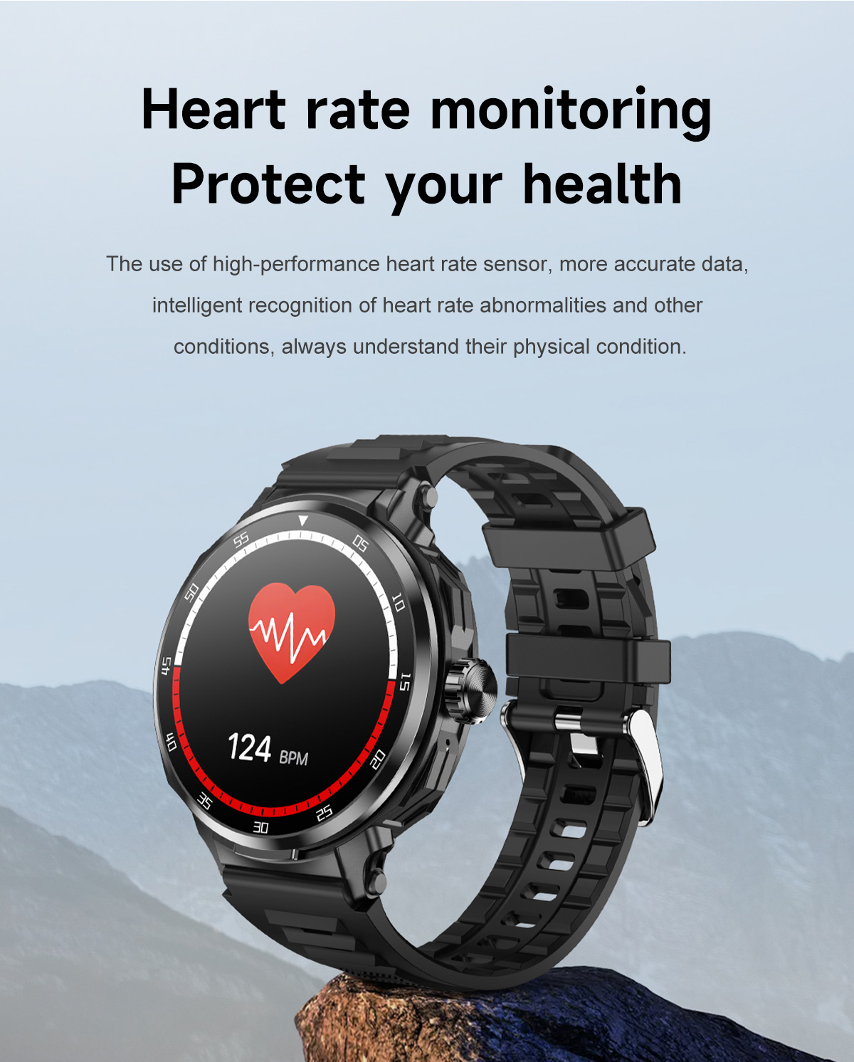 Smart Watch TWS 2-in-1 Headset Bluetooth Talk Heart Rate Blood Pressure Health Monitoring ...
