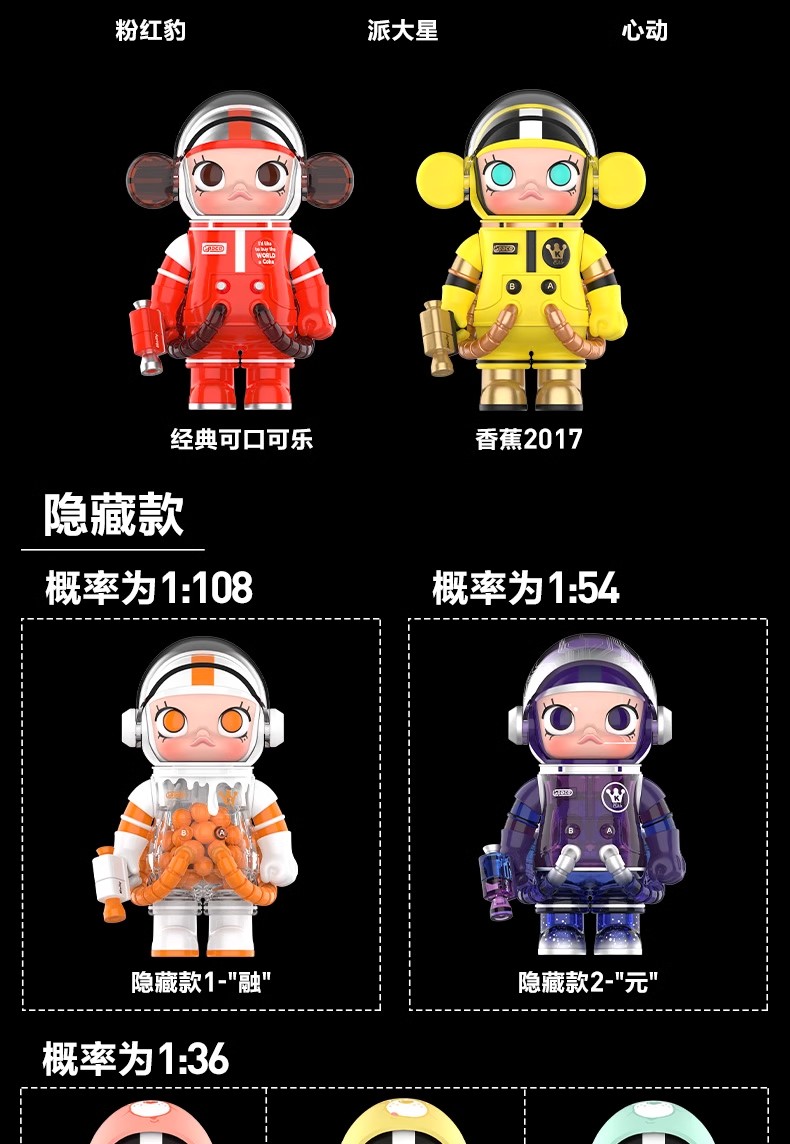 Popmart [100% MEGA Collection 2nd Generation] POPMART Collection space ...