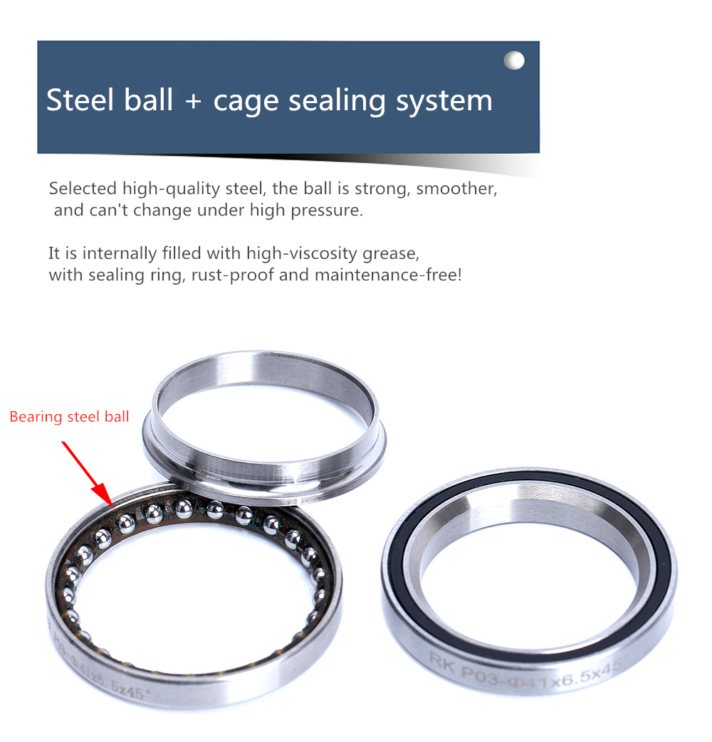Hot High quality Bearings Steel Repair Mountain Road Bike Bicycle Headset Bearing Part Replace ...