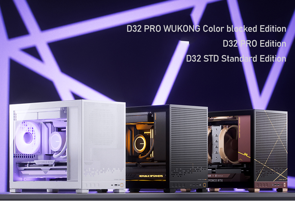 Jonsbo D32 STD/PRO Black MATX Desktop Small Case Support ATX/SFX Power ...