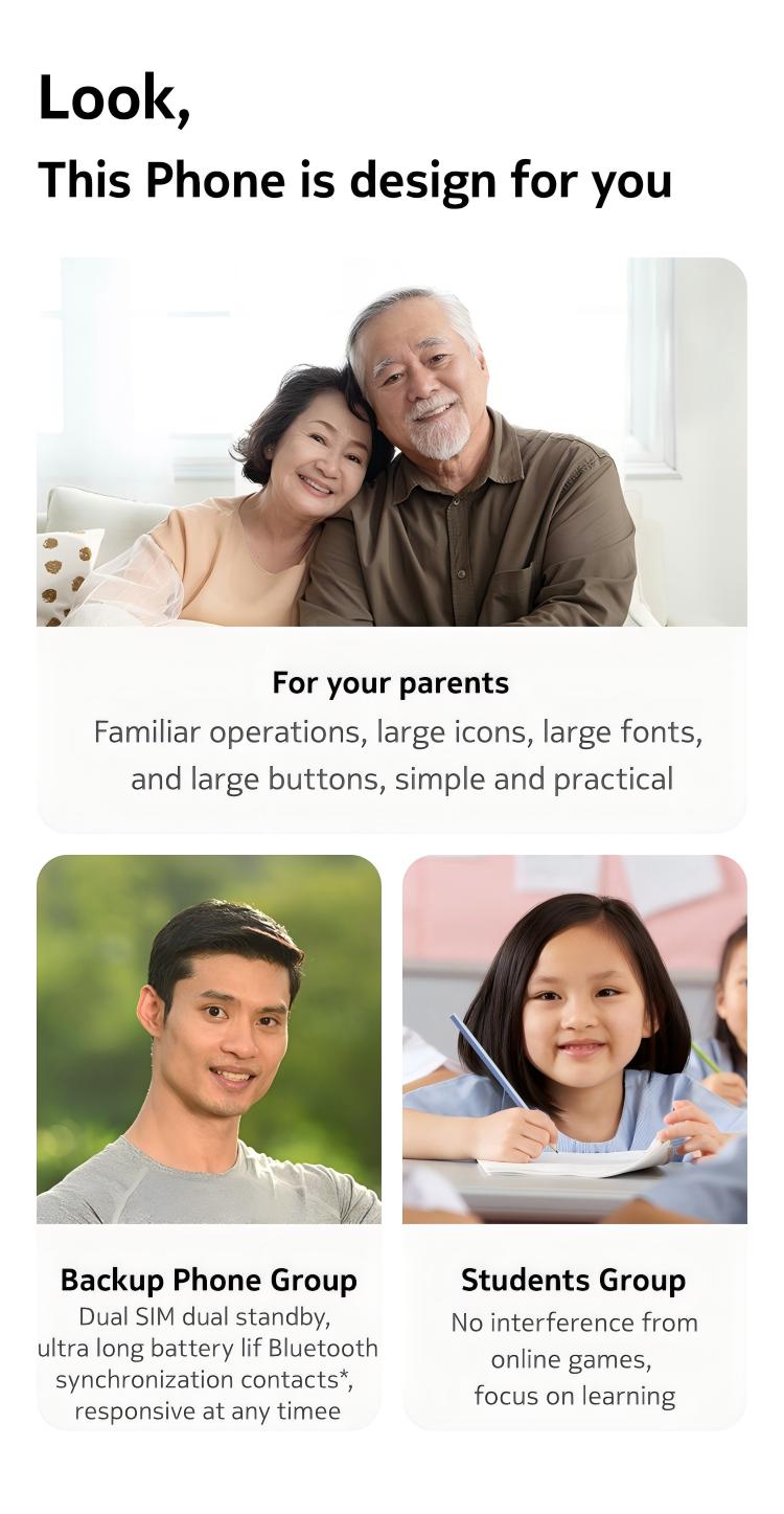 Nokia 125 4G Basic Phone Original 2.4'' Dispaly Type-C Rear Cam with ...