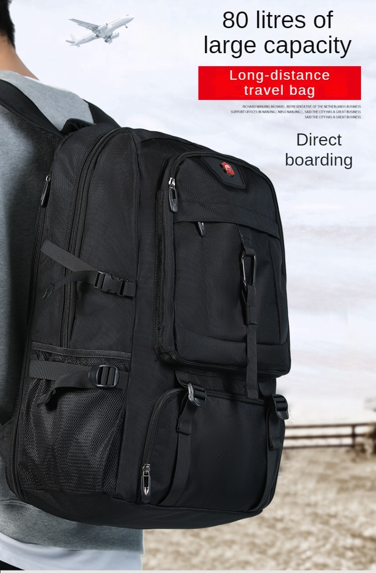 COD 50-80L Men's travel backpack for clothes, 17 inch laptop backpack ...