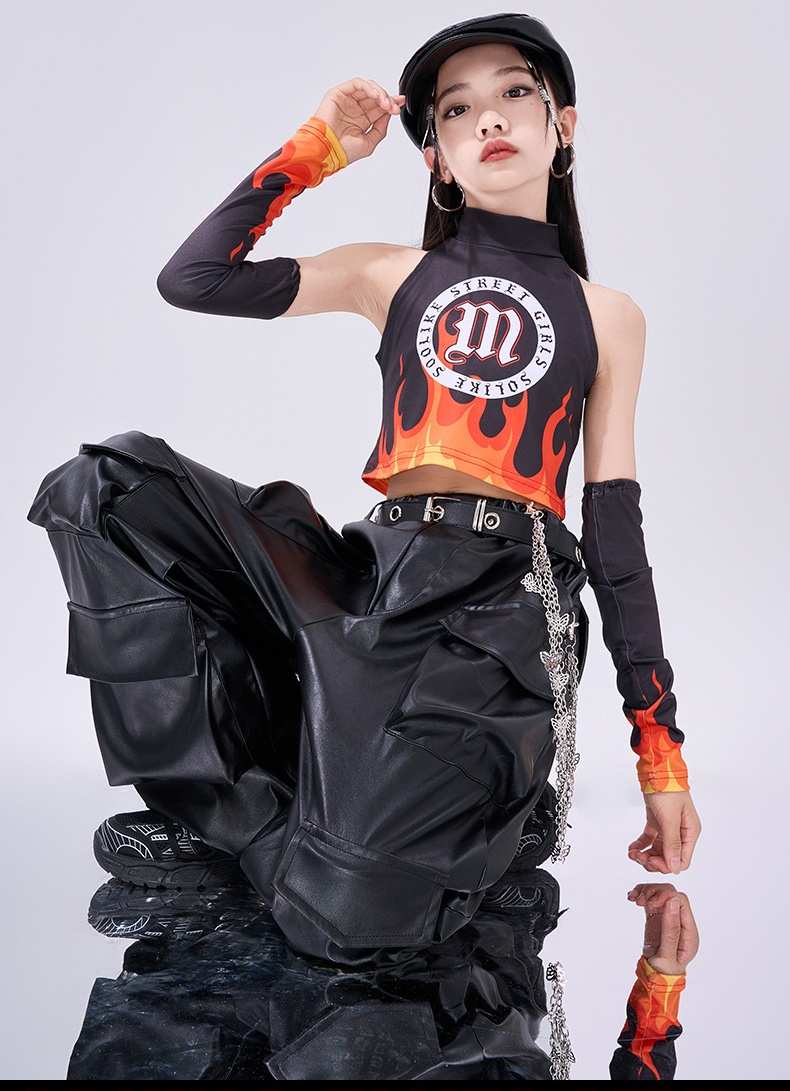 Jazz Dance Costume Girls Trendy Cool Fashionable Children Catwalk Jazz ...