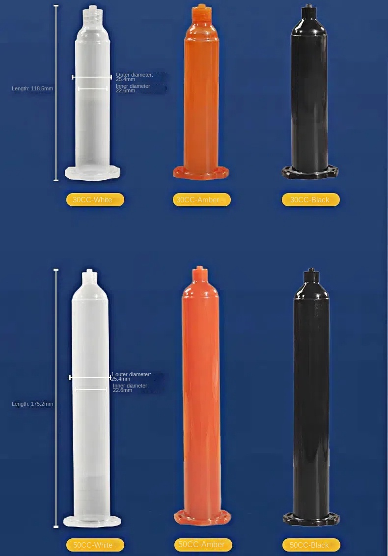 EFD 3CC 5CC 10CC 30CC 50CC US Style Glue Dispenser, Dispensing Syringes ...