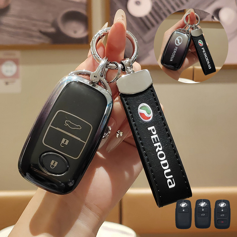 Perodua Car Key Cover For Perodua Ativa/Alza/Axia 2023-2024/Myvi 2022 ...