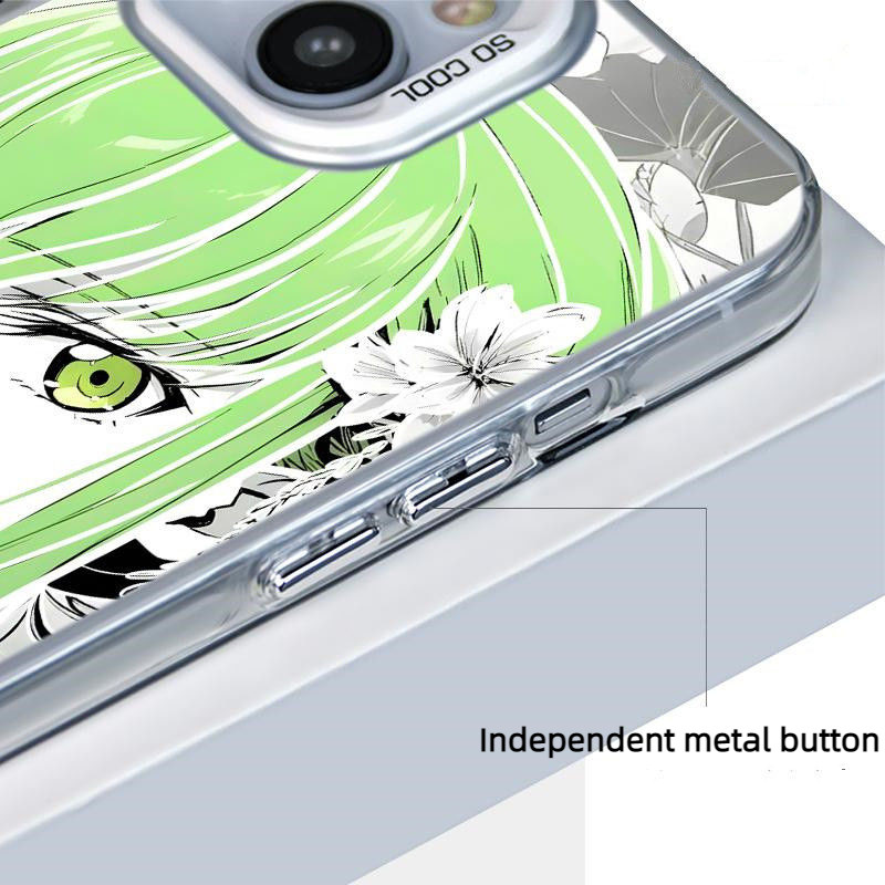 Cc Luluxiu Matte Color Silver Suitable for iPhone 16 Pro Max 15 14 13 ...