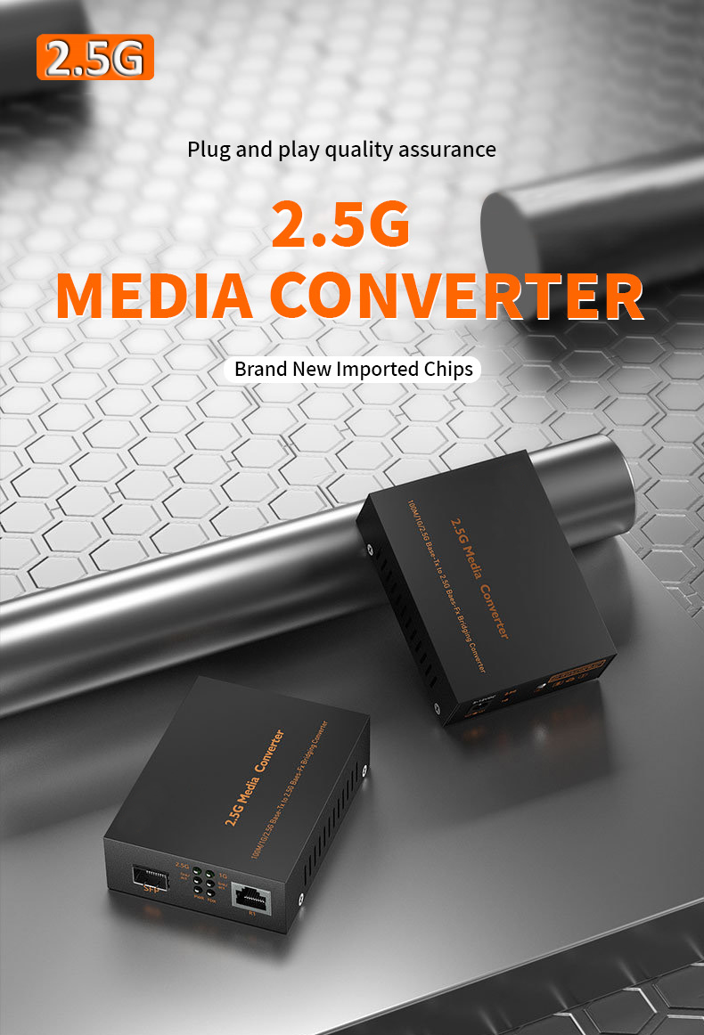 2.5G Media converter Plug and play network switch | Shopee Malaysia