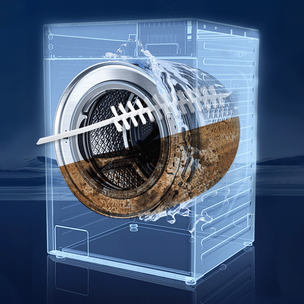 Rolling Washing Machine Long Handle Cleaning Brush Dryer Brush Sewer ...