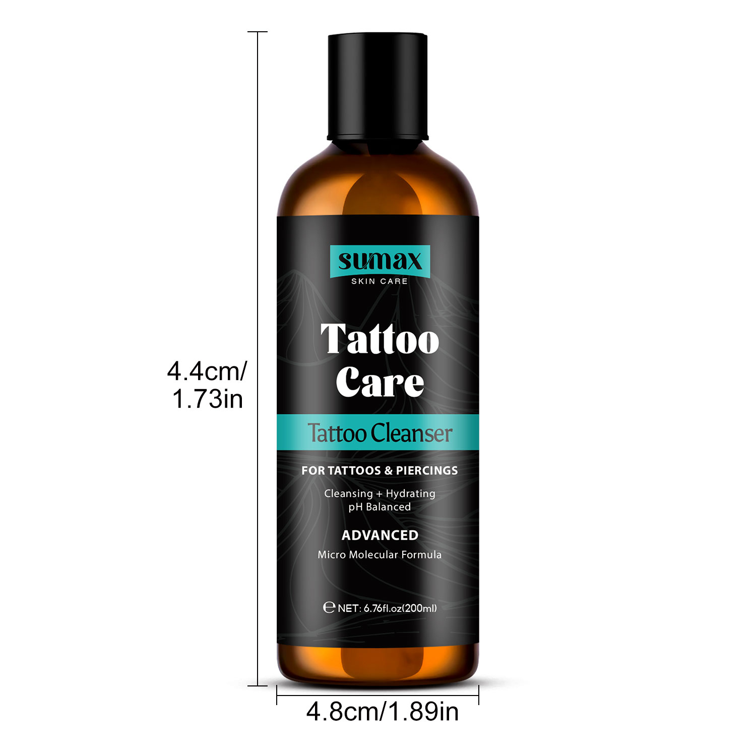 Tattoo Cleaning Fluid Quickly cleans tattoos without leaving residue ...