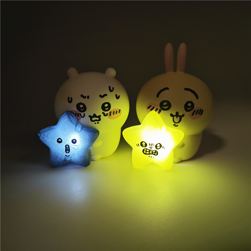 5Pcs/Set 4.5cm Japan Anime Kawaii Chiikawa Figure Hold the Stars ...