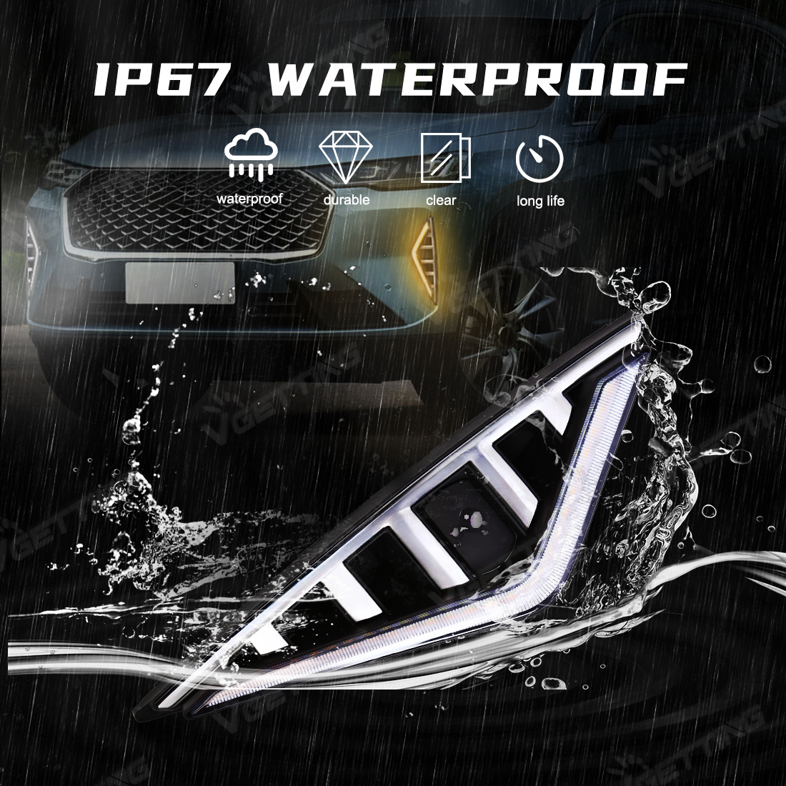 LED Daytim Running Lights For Haval H6 2021 2022 Car Driving Turn ...