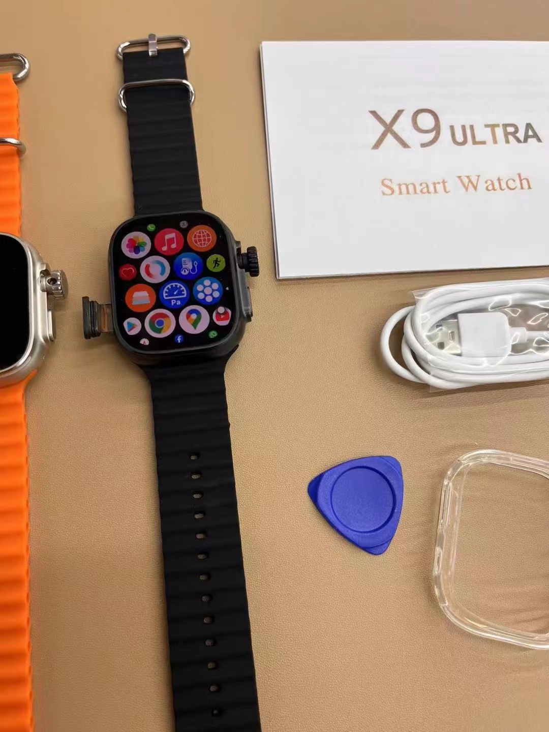 X9 Ultra Sim Card Smart Watch Men RAM 2GB ROM 32GB 4G Call Camera Voice ...