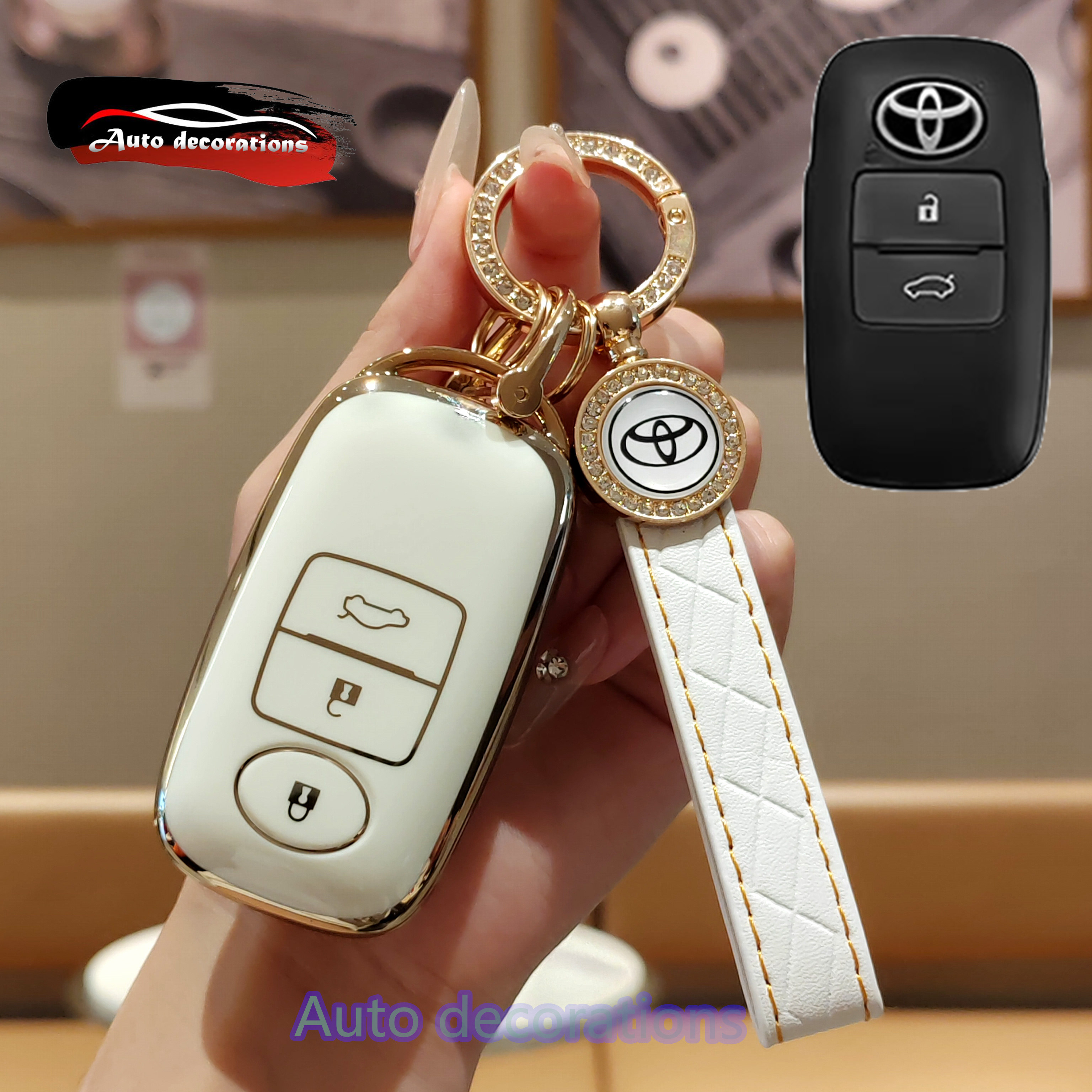 Toyota YARIS car key case 3buttons Toyota raize avanza yaris ativ/vios ...