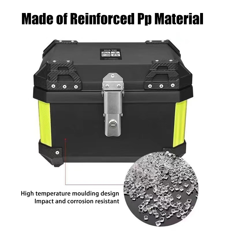 HNJ Top Box Motor Givi 36L/45L/57L Storage Motorcycle Stainless Steel ...