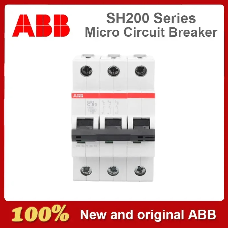 Original ABB Miniature Circuit Breaker SH200 Series C Type SH201 SH202 ...