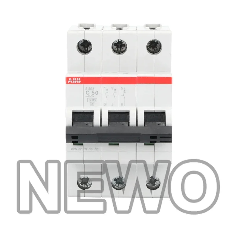 Original ABB Miniature Circuit Breaker SH200 Series C Type SH201 SH202 SH203 SH204 1A 2A 3A 4A ...