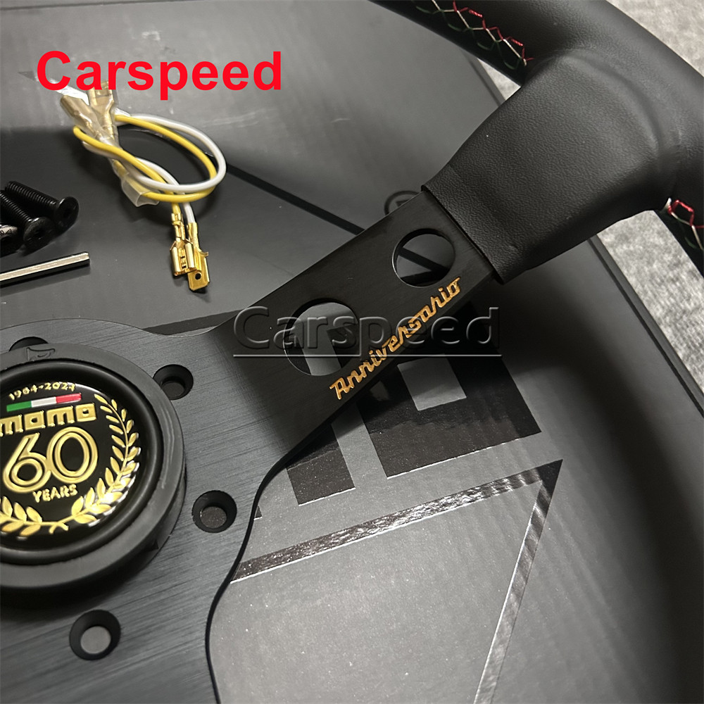 14inch MOMO 60th Anniversary Sim Racing Sport Steering Wheel Deep Corn Drift Gaming Steering ...