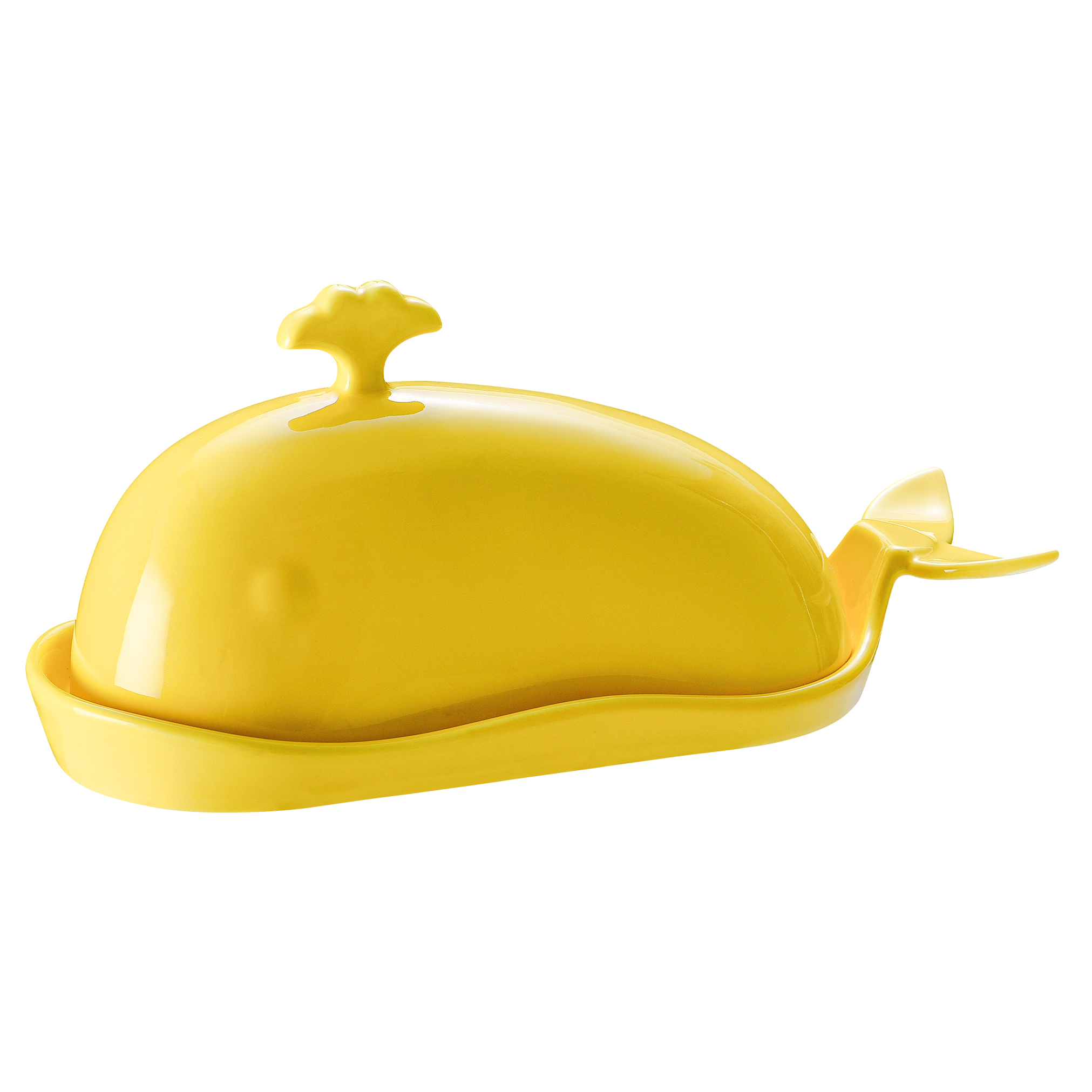 fMBB Cute Butter Dish Ceramic Design Butter Cheese Box Butter Storage ...