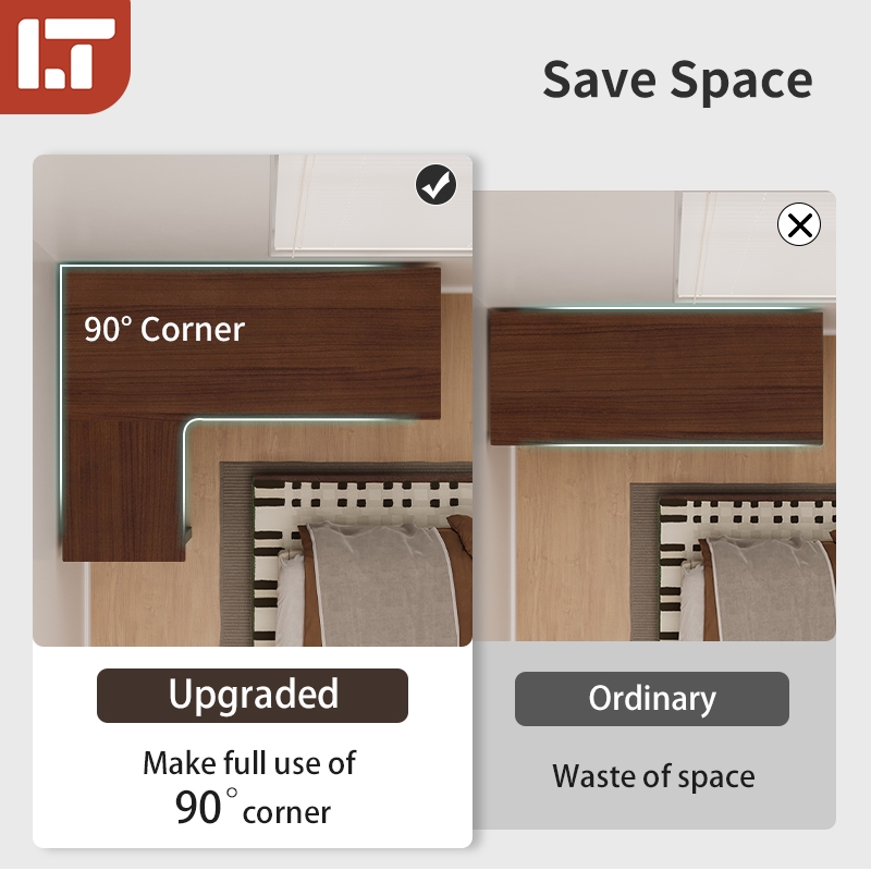 L Shape Study Table Meja Belajar Computer Desk Meja Komputer Laptop ...