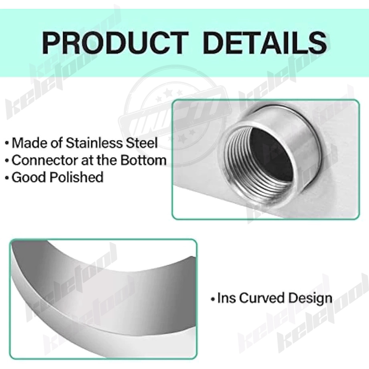 60*30CM Pool Waterfall Fountain Ultrasonic mist maker 304 Stainless ...