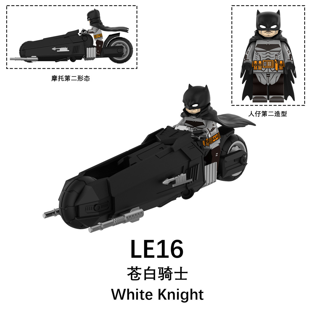 Building Block Figure White Knight Joker Knight Block Mini Toy LE16-17 ...
