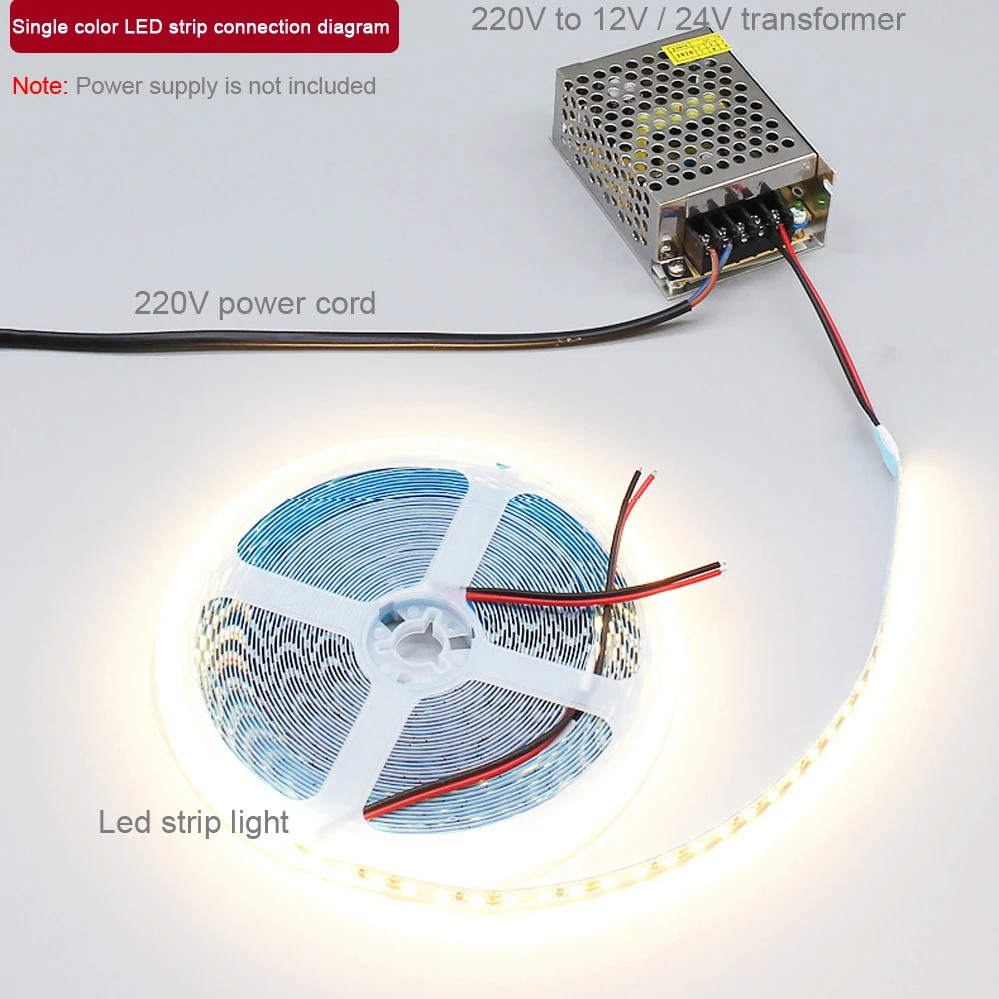 LED Strip Light 24V 10M 5050 SMD 5M 12V 60LEDs/m RGB Warm White Light ...