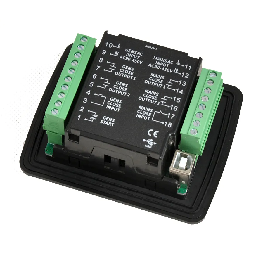 ⭐Generator Controller Mebay ATS320 AC ATS Automatic Transfer Switch ...