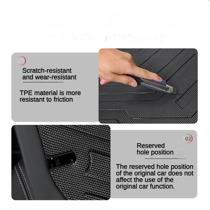 Byd atto3 2023-2025 Car Boot Tray Trunk Organizer Rear Backrest Cushion ...