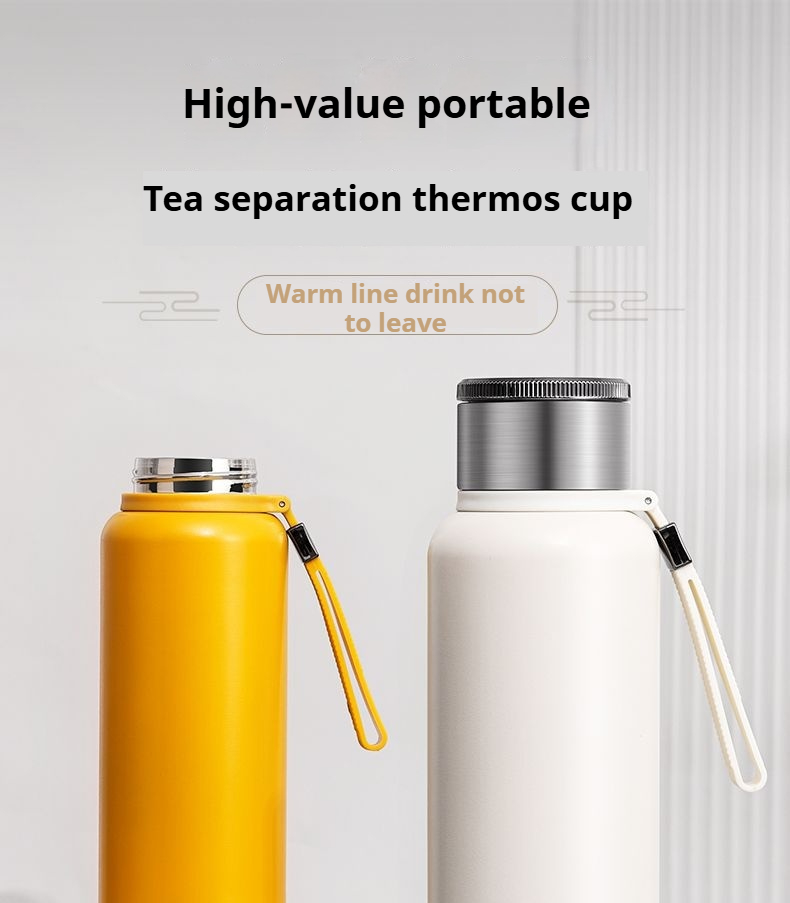 【ALLEN】1500ml large capacity 316 stainless steel thermos cup 24 hours ...