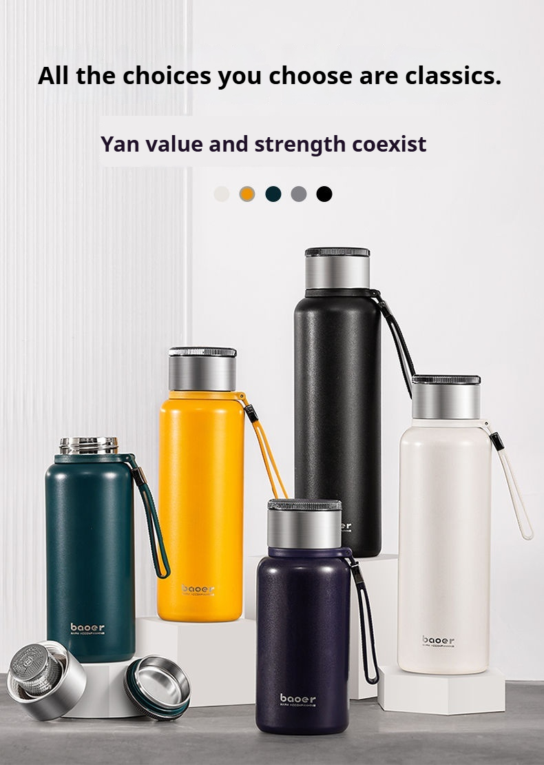 【ALLEN】1500ml large capacity 316 stainless steel thermos cup 24 hours ...