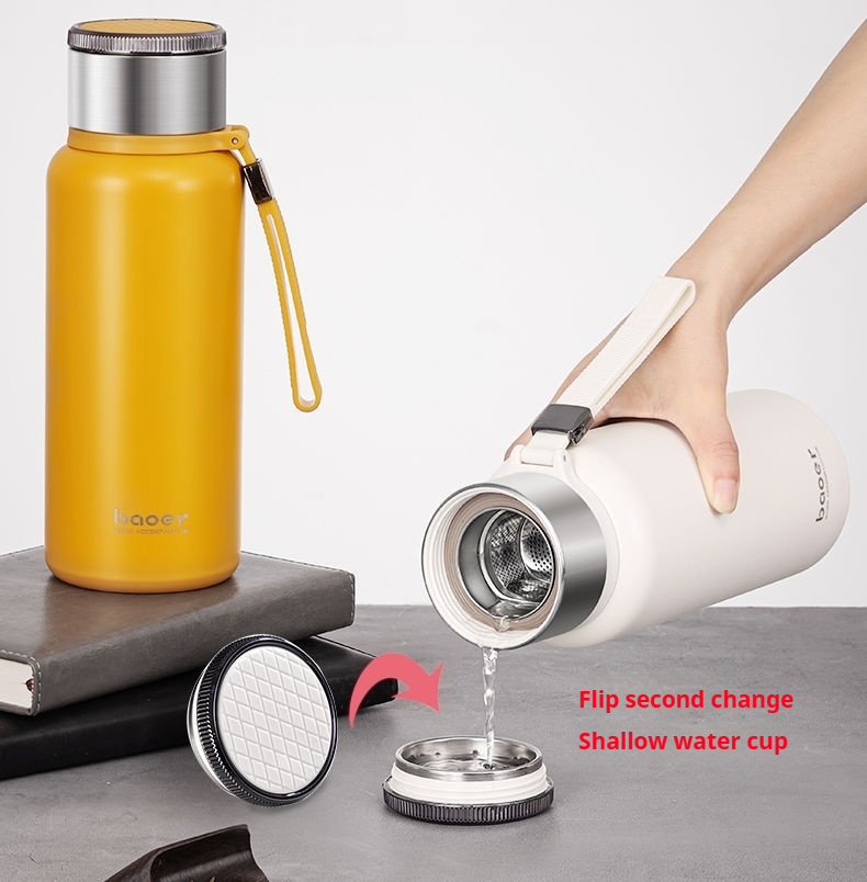 【ALLEN】1500ml large capacity 316 stainless steel thermos cup 24 hours ...
