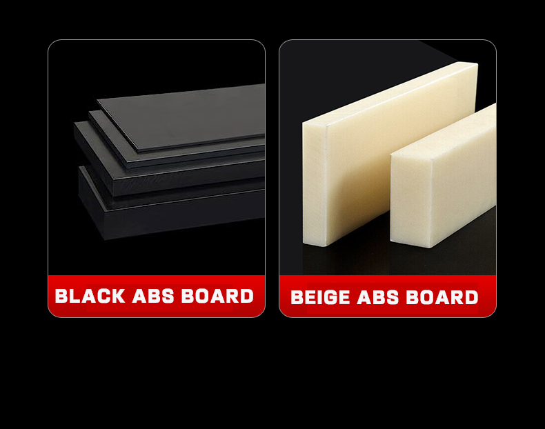 Beige Black abs Board 100-300 Thickness 10-20mm Anti-Static Flame ...