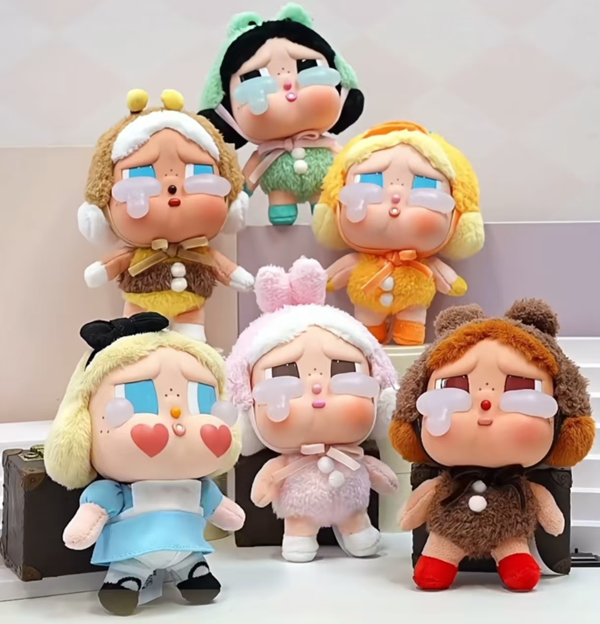 Genuine POP MART Crybaby tears monster Vinyl tears factory crying again ...