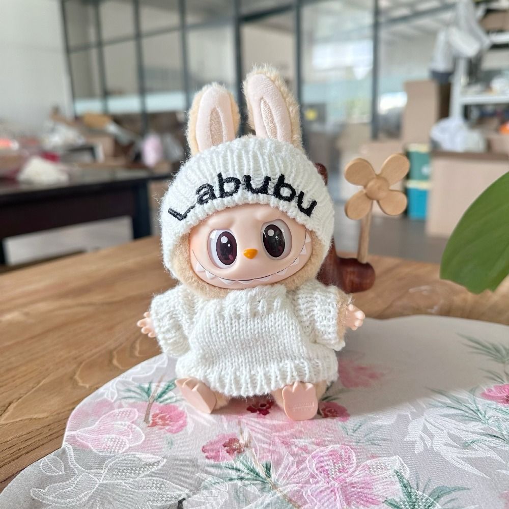 AOPHEKM Labubu Doll Clothes, Sit and Party Cartoon Labubu Skirt, Cute ...