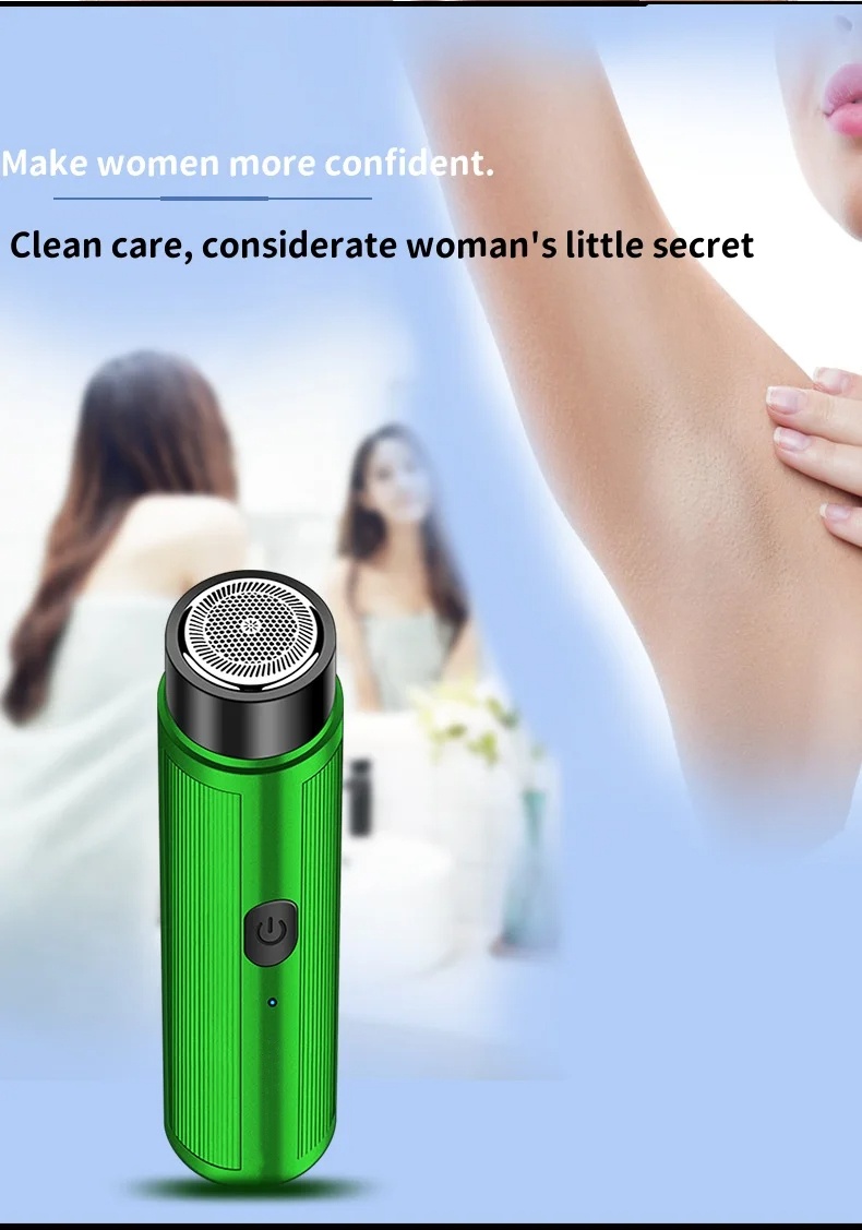 Portable Mini Electric Shaver Washable Beard Trimmer Men Shaver Razor ...